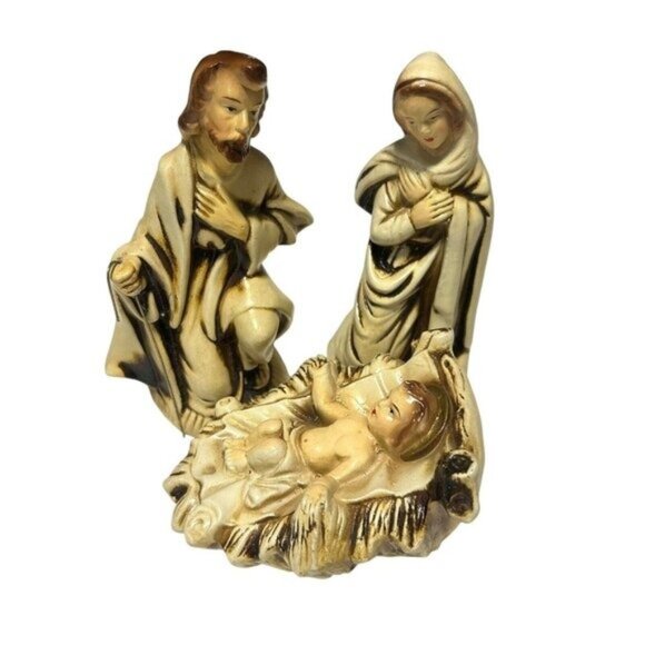 vintage Japan | Holiday | Vintage Japanese Nativity Set Holy Family ...